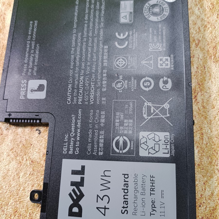 Jual Batre Baterai Internal Laptop Dell Latitude 3450 Normal | Shopee ...