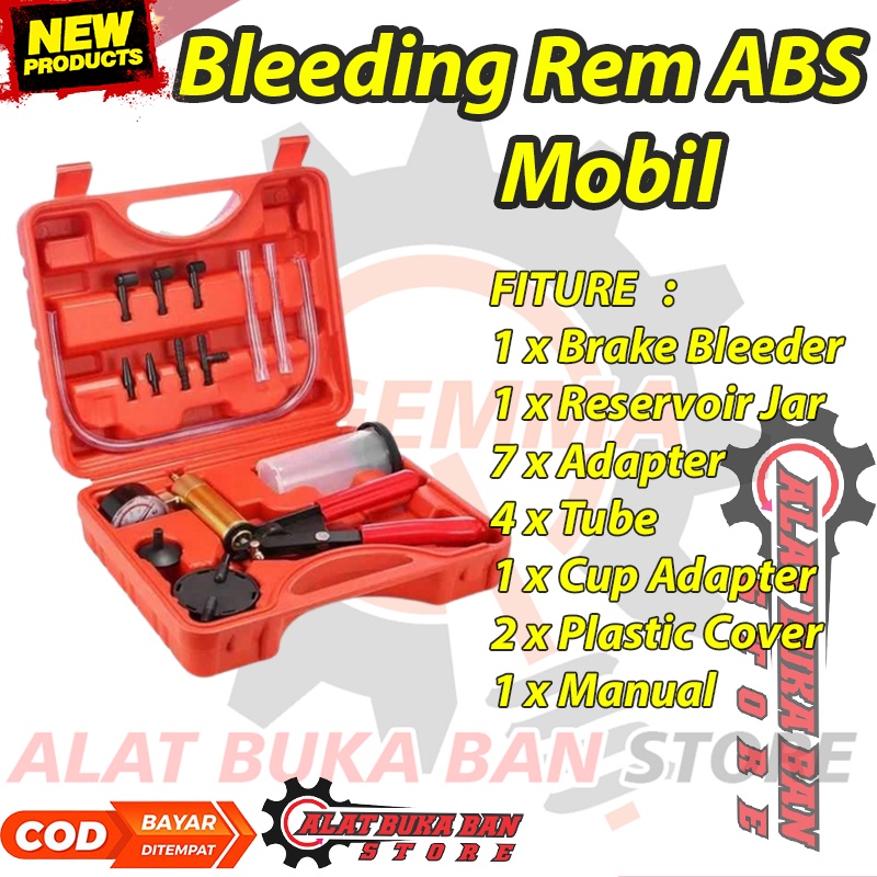 Jual Vacuum Brake Bleeder Kit Bleeding Rem ABS Mobil Alat Pemompa Minyak Rem Mobil Cepat Mudah ...