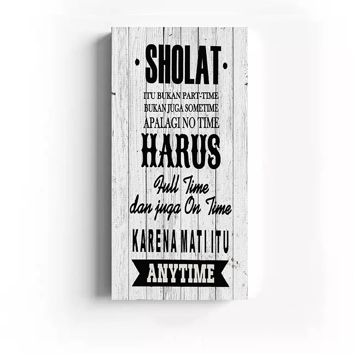 Jual #37 Hiasan dinding Tema islami Quotes Dekor kantor Dekorasi Rumah ...