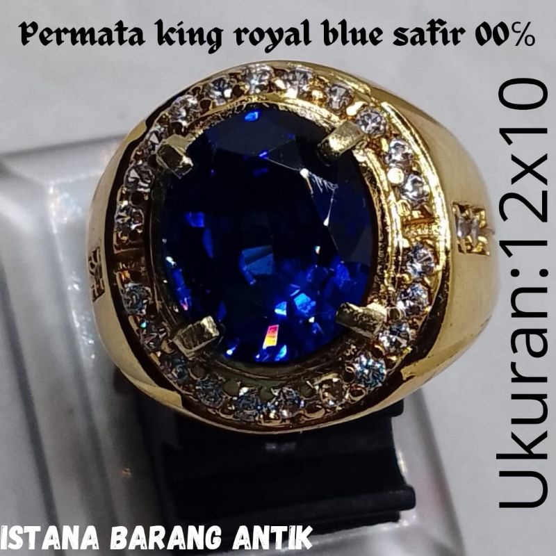 Jual BATU PERMATA KING ROYAL BLUE SAFIR ORIGINAL BANGKOK 100% | Shopee ...