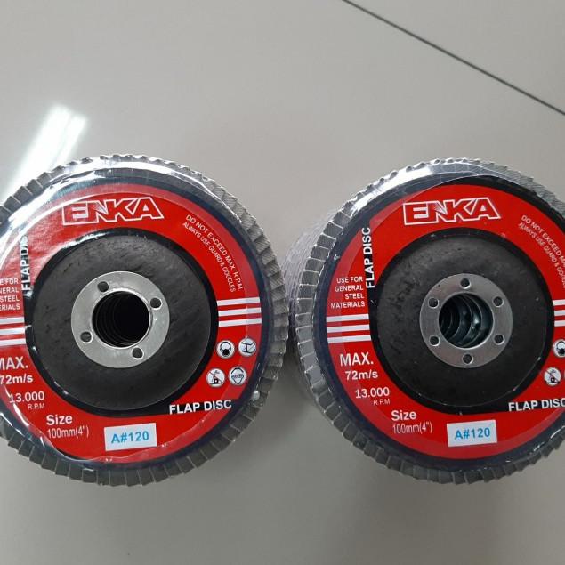 Jual Flap Disc 4 inc Grit 40 sampai 240 (1 pack = 10 pcs) | Shopee ...