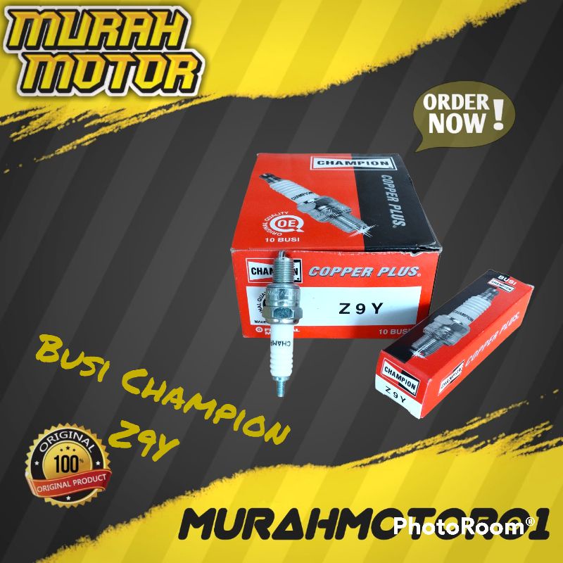 Jual Busi Champion Z9Y Original Motor/ Supra, Grand, Mio J, Jupiter, Vega, Mio, Smash. | Shopee ...