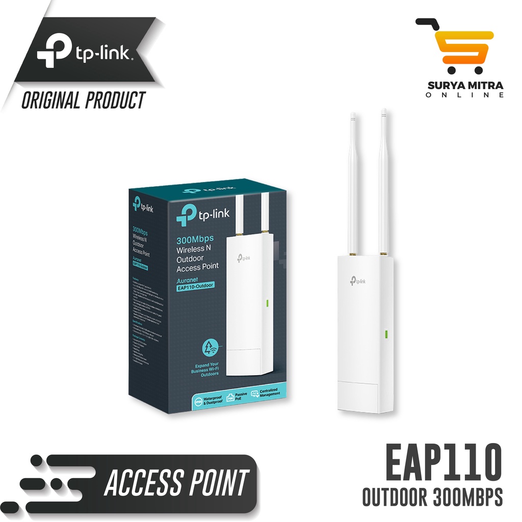 Jual TP-LINK EAP110 300mbps WIRELESS N OUTDOOR / TPLINK EAP 110 ...