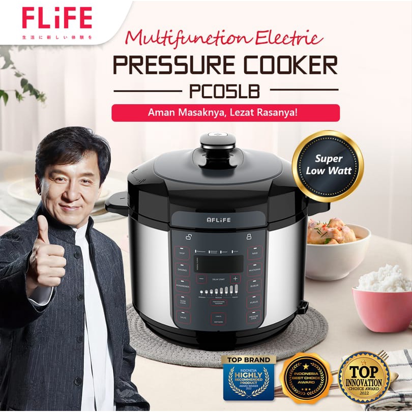 Jual FLIFE PC05LB Electric Pressure Cooker 5 Liter Panci Presto Listrik ...