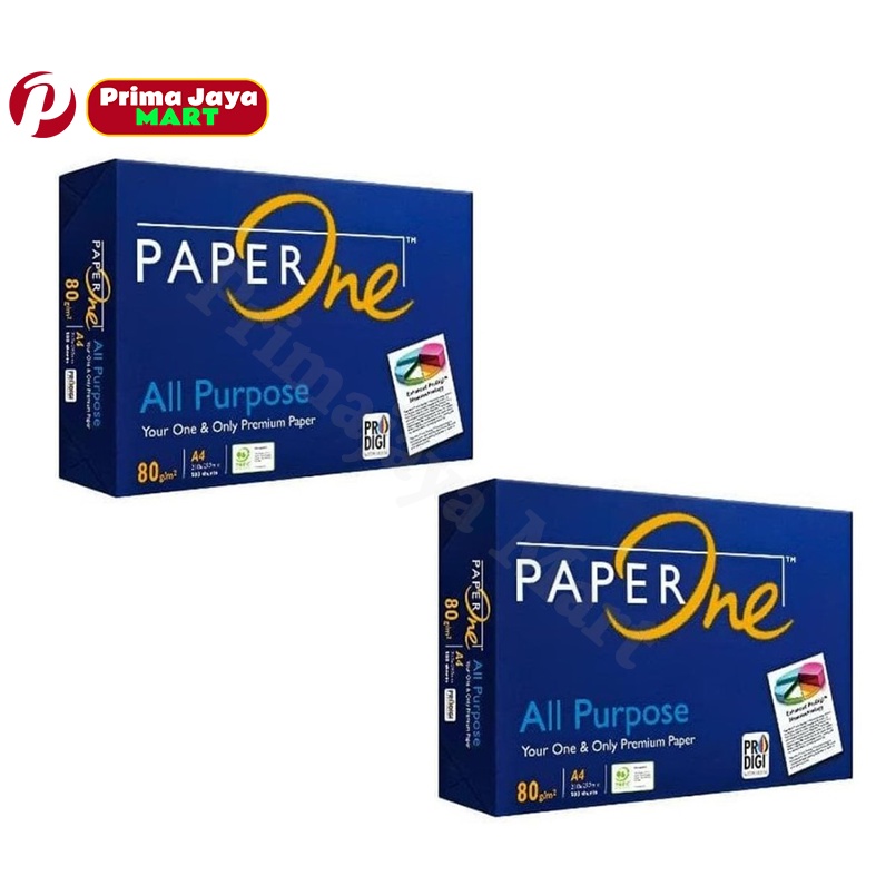 Jual KERTAS HVS PAPER ONE A4 - 80 GR PAPERONE 80GR | Shopee Indonesia