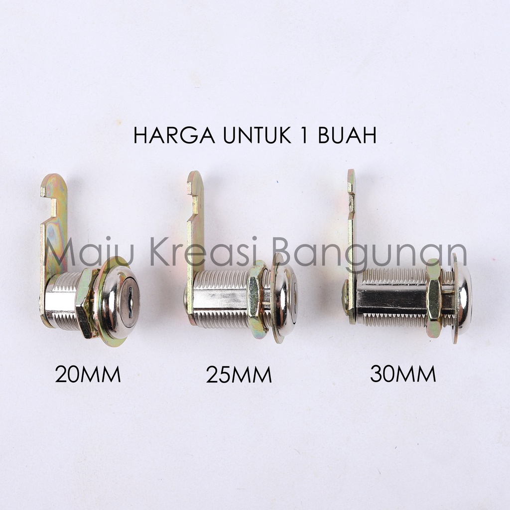Jual Kunci Loker Kait 20mm 25mm 30mm Cam Lock Besi Huben HL-103 Locker Lemari Laci 20 25 30 mm ...