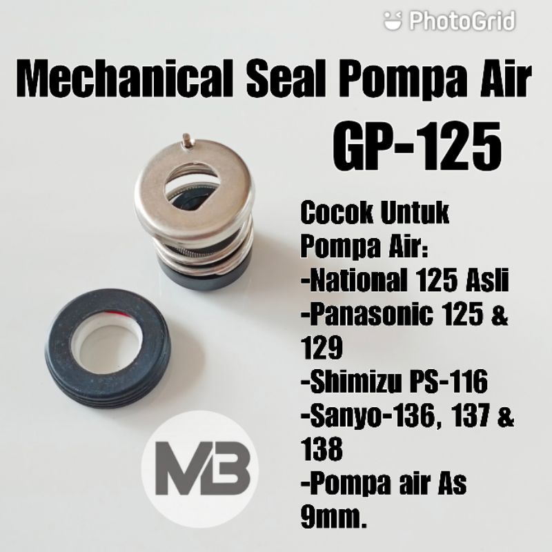 Jual Mechanical Seal Pompa Air GP-125 l GP-200 l PS-130 | Shopee Indonesia