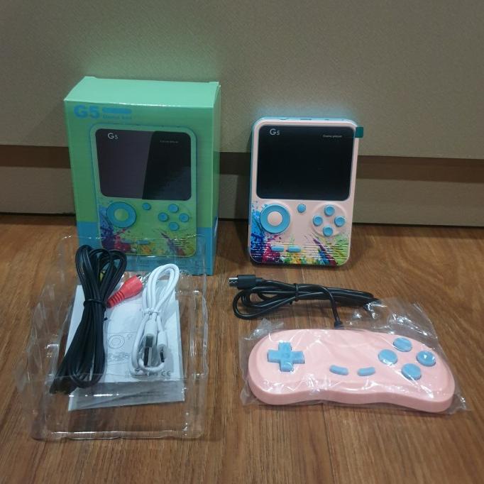 Jual Game Boy Game Box G5 / Game Digital System 3 Inch Full Color Pink ...