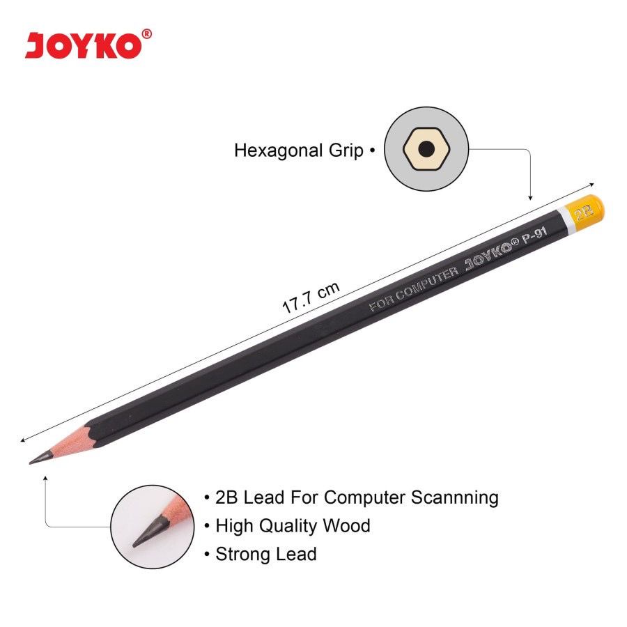 Jual (1 Biji) GROSIR Pensil JOYKO 2B P-91 / Pencil Pensil Joyko P-91 2B ... Jual (1 Biji) GROSIR Pensil JOYKO 2B P-91 / Pencil Pensil Joyko P-91 2B ...