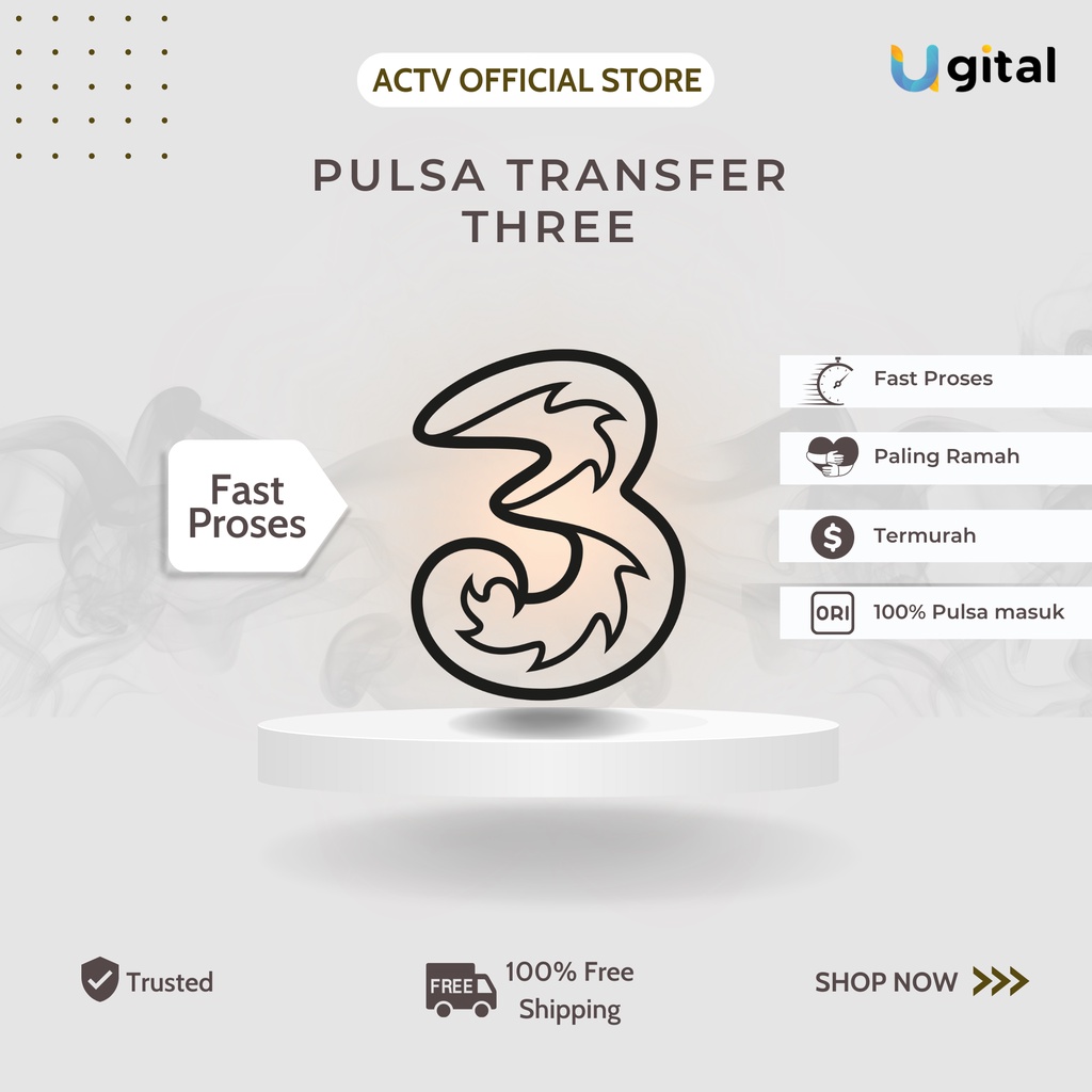 Jual Pulsa Transfer Three Tri 3 Murah 25k 50k 100k (+Masa Aktif ...