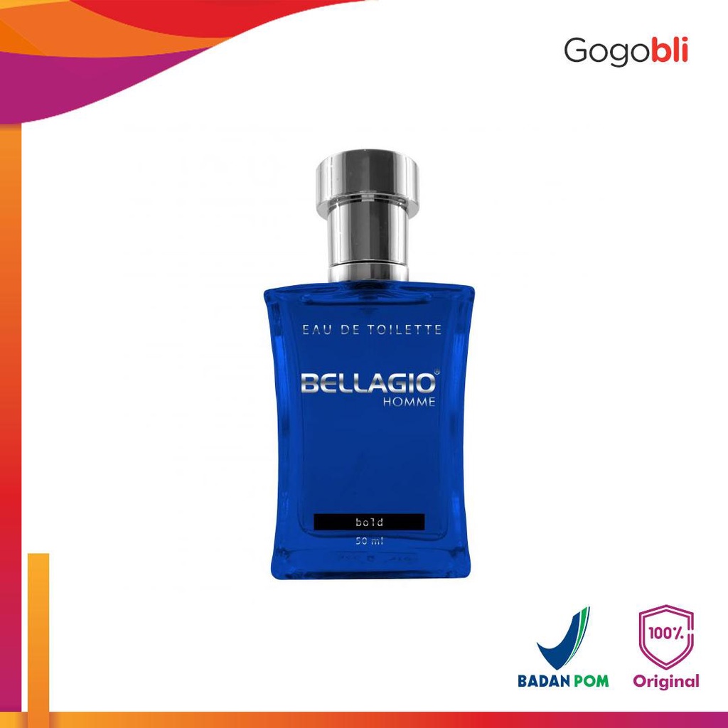 Jual Bellagio EDT Blue Bottle Black Bold 50ml | Shopee Indonesia
