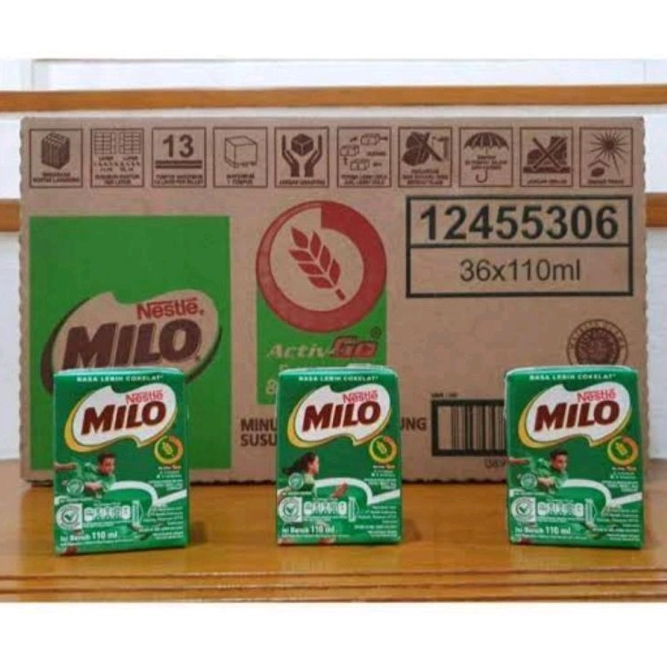 Jual Milo Susu UHT 110ml 1 Dus isi 36 | Shopee Indonesia