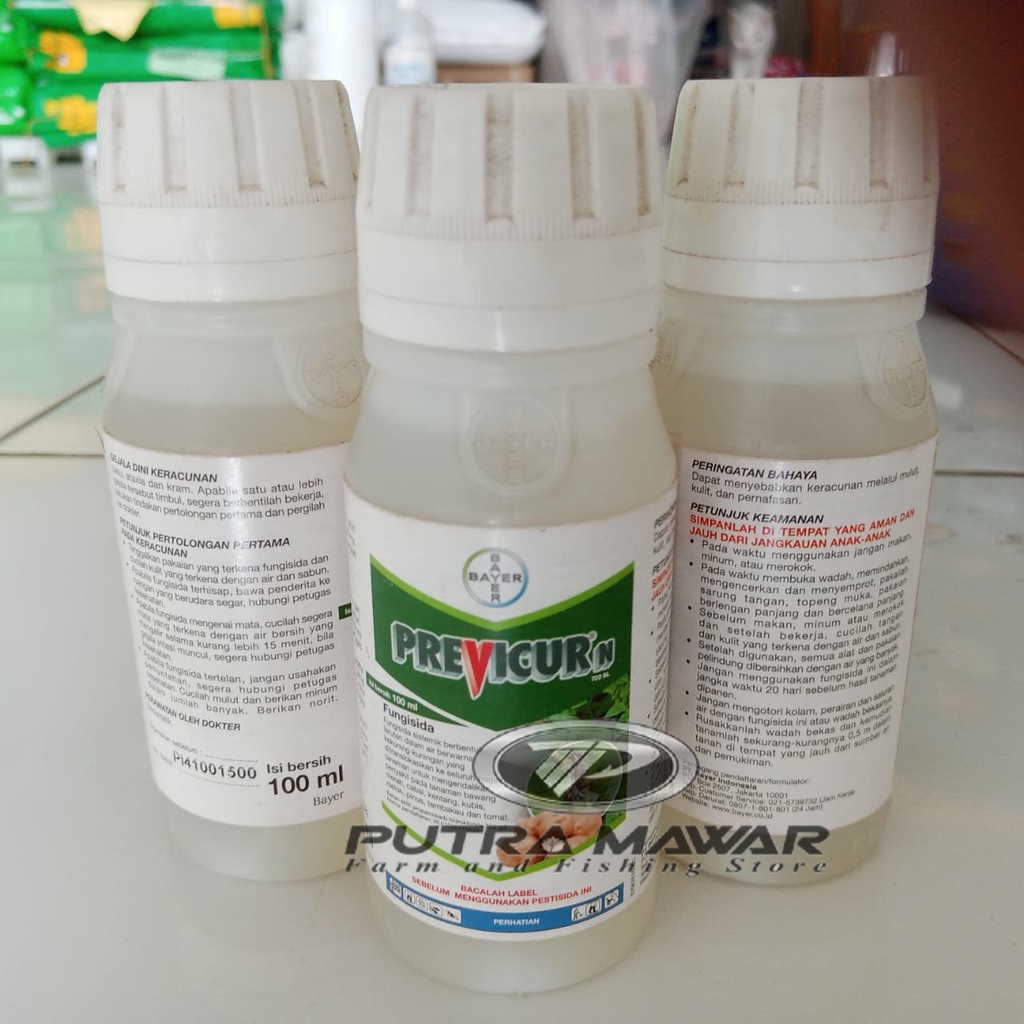 Jual Ampuh Obat Semprot Jamur Tanaman Cabe Buah Padi Sayuran Hias Previcur 100 Fungsida ...