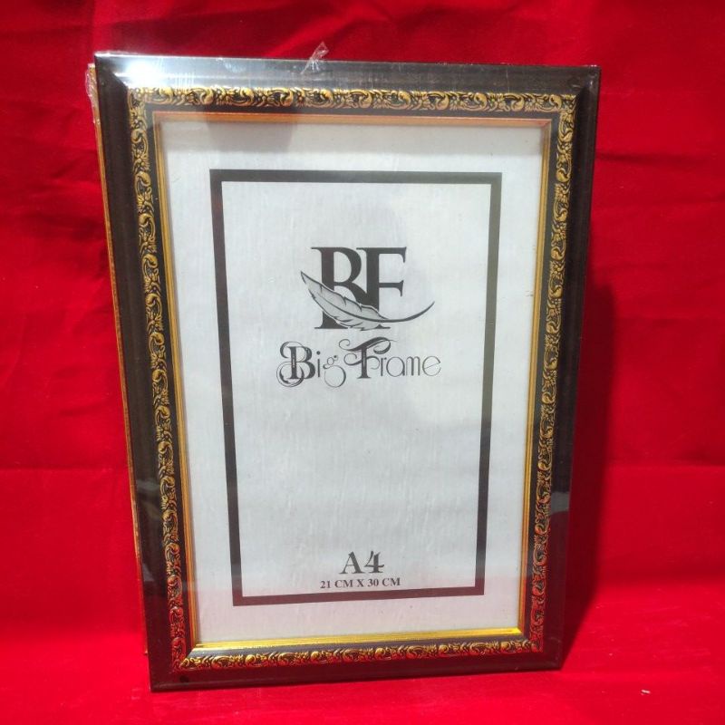 Jual Bingkai frame figura foto A4 21x30 cm motif ukir sertifikat piagam ...