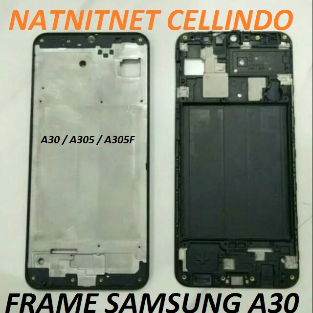 Jual FRAME / BEZZEL TULANGAN LCD SAMSUNG A30 / A305 / A305F ORIGINAL ...