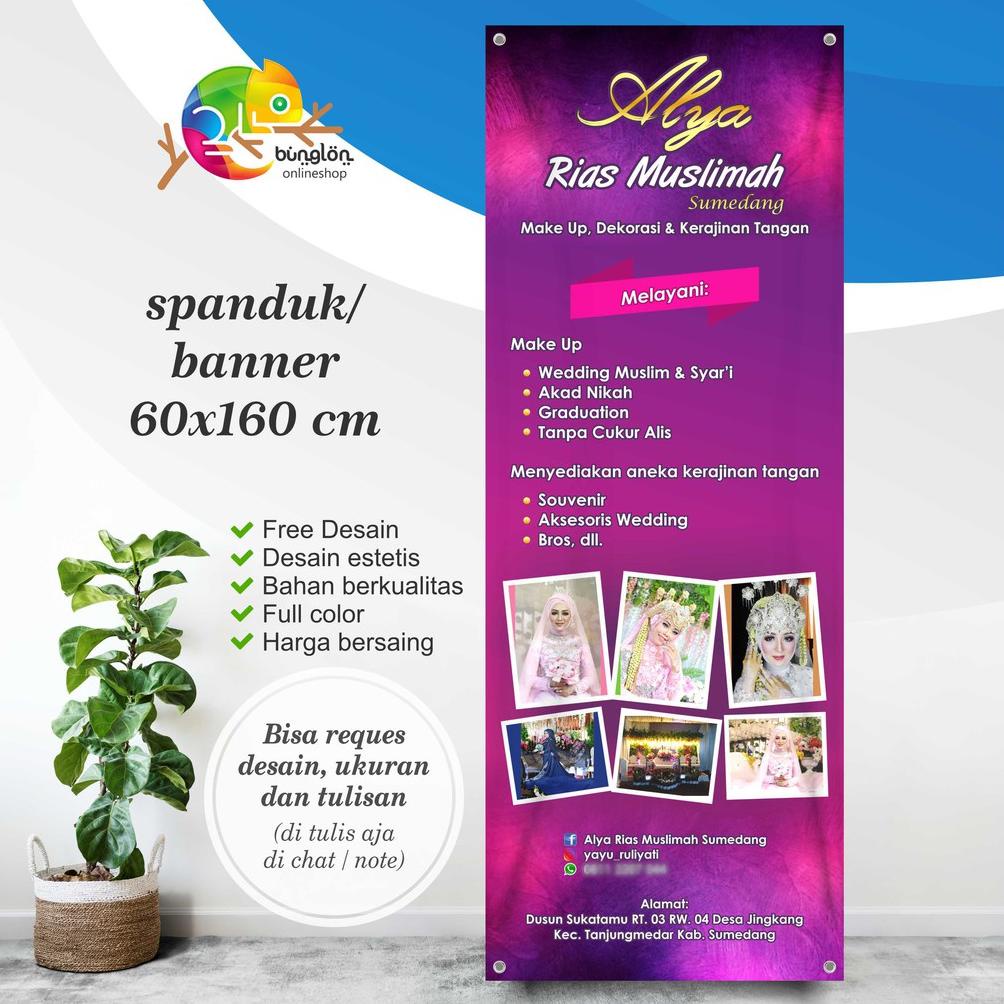 Jual PRODUK- SPANDUK, BANNER SALON & RIAS . | Shopee Indonesia