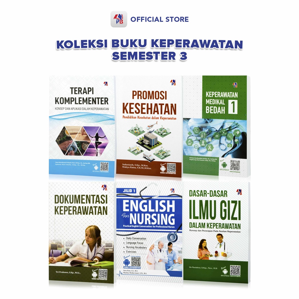 Jual Buku Kuliah Keperawatan Semester 3 : Dasar ilmu gizi english for nurshing Dokumentasi ...