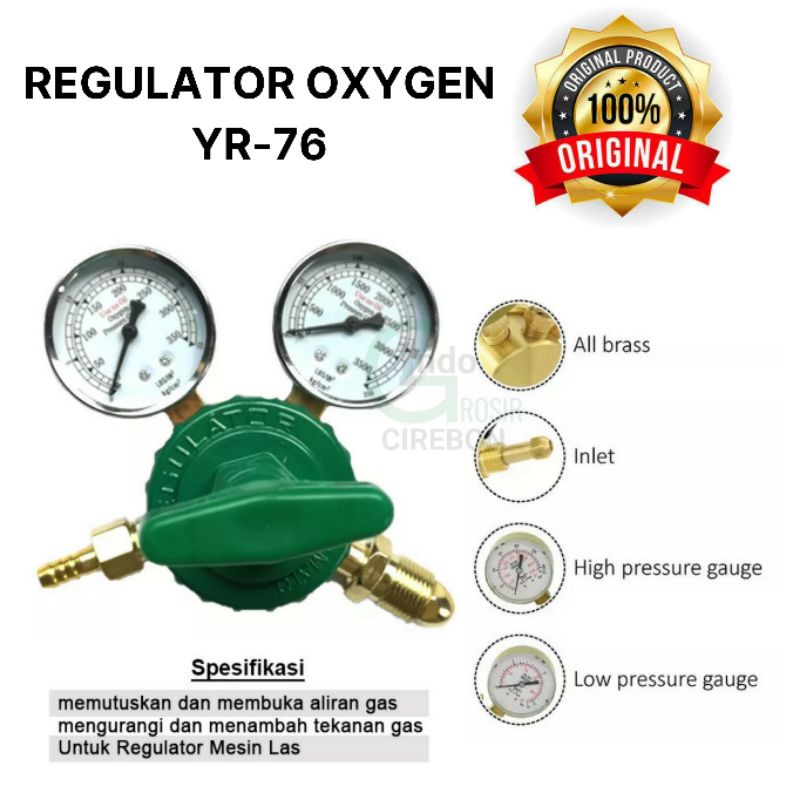 Jual Regulator Oxygen Atau Regulator Oksigen Yamato YR 76 | Shopee Indonesia
