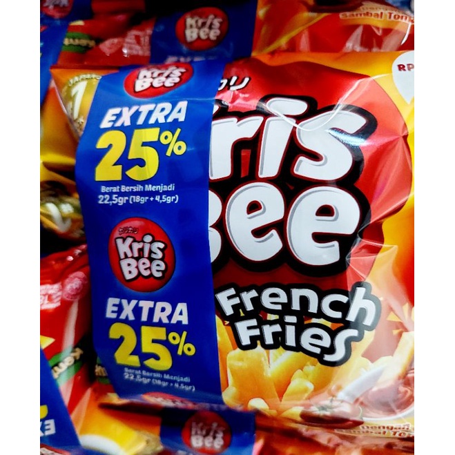 Jual KRIS BEE KENTANG GORENG SNACK RENCENG 18GR X 10BUNGKUS | Shopee ...
