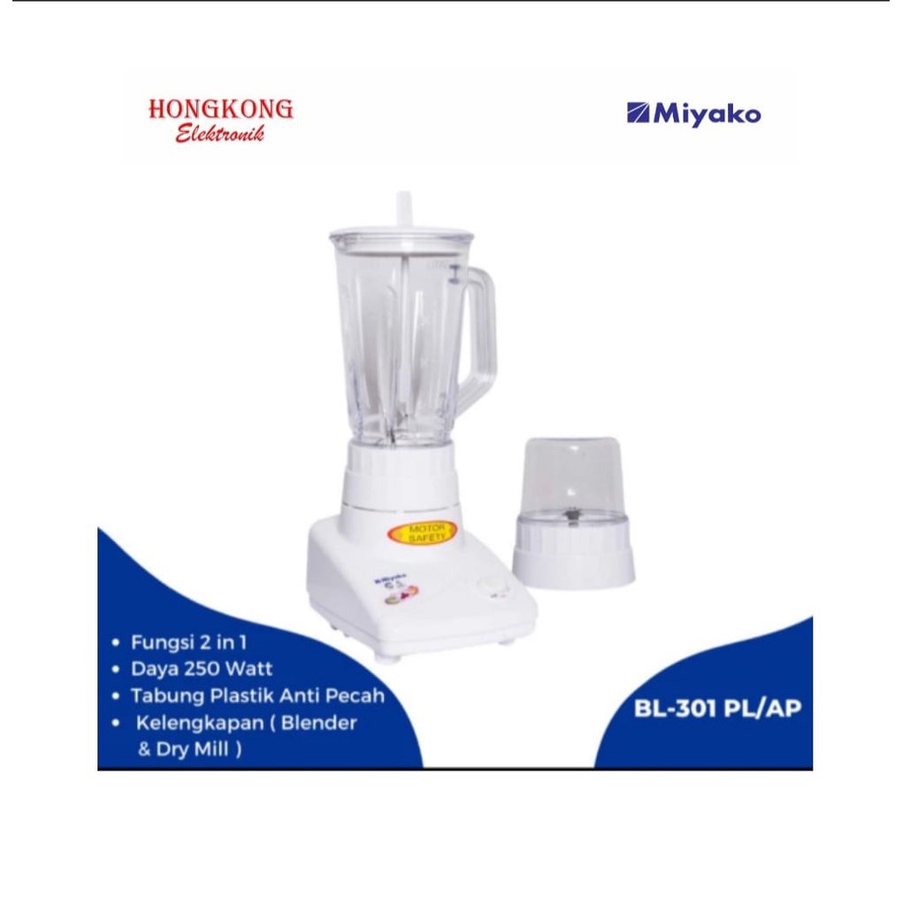 Jual MIYAKO Blender Plastik BL-301 PL AP | Shopee Indonesia