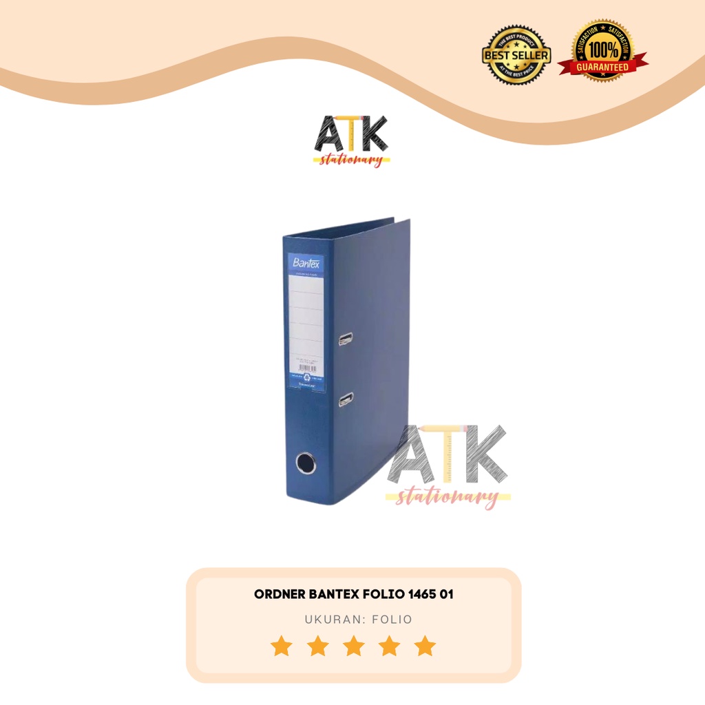 Jual Ordner Bantex 1465-01 (Blue) folio 7cm atk | Shopee Indonesia