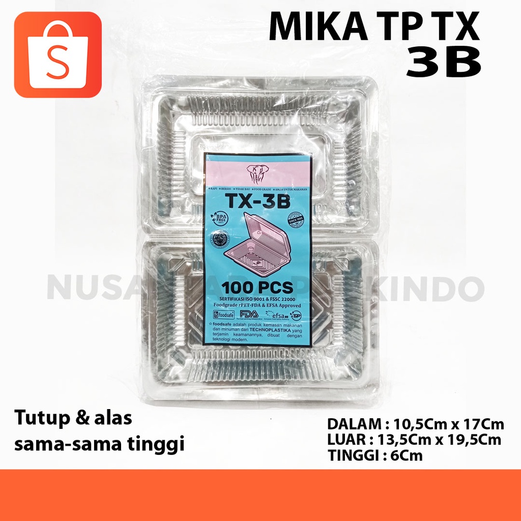 Jual Mika Tp Tx 3b Technoplastika / Mika Kue (100 Pcs) | Shopee Indonesia