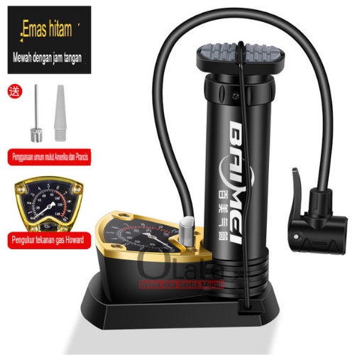 Jual ( BT ) Pompa Ban SPEEDS Mini Foot Pump Portable High Pressure Pompa Angin Kaki Untuk ban ...