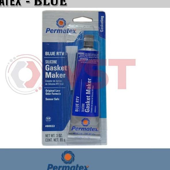 Jual Lem Silicon Permatex Blue RTV 85 Gram | Shopee Indonesia