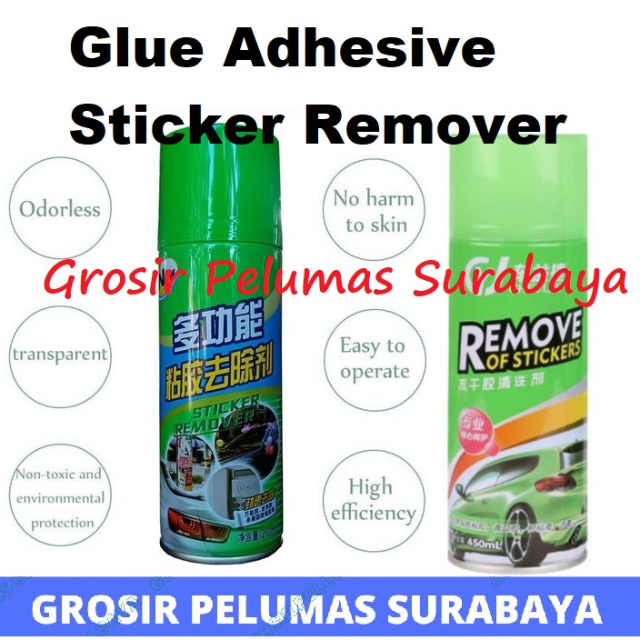 Jual Glue Sticker Stiker adhesive Remover Spray 450ML Penghilang ...