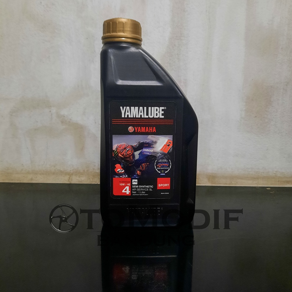 Jual Oli Motor Yamalube Sport Racing 4T Semi Synthetic 1 Liter | Shopee ...