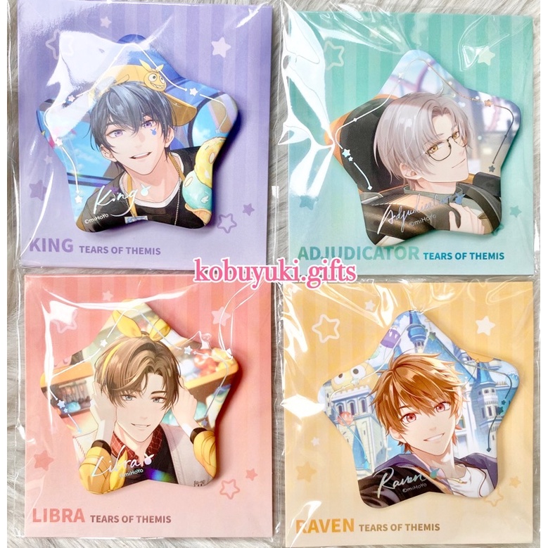 Jual OFFICIAL LIMITED SERIES Tears of Themis star badge tin pin brooch | Shopee Indonesia