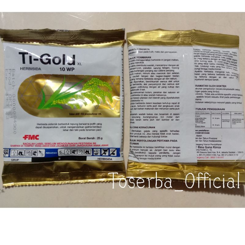 Jual Herbisida TI-GOLD ti-gold 10WP 25Gr | Shopee Indonesia