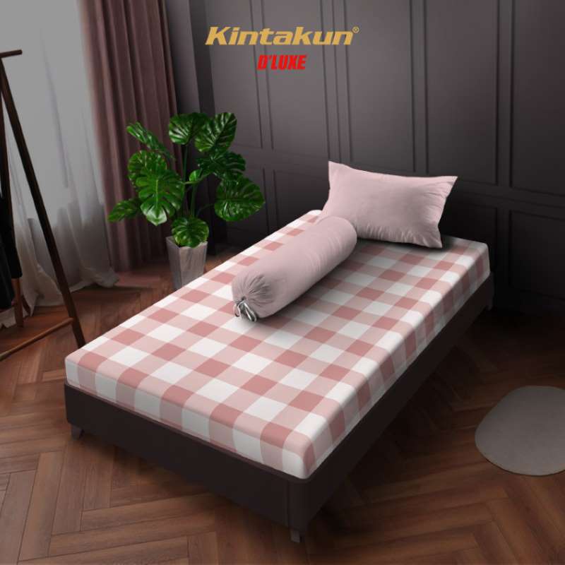 Jual Kintakun Sprei 90/100/120 Citra Aesthetic Dluxe Microfiber 20 cm (3in1) Abu - abu | Shopee ...