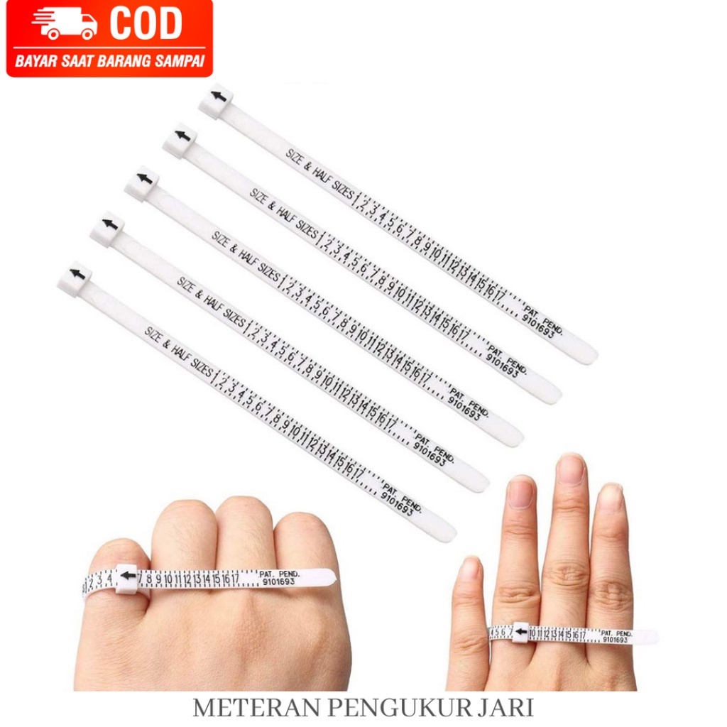 Jual Alat Pengukur Jari Size Cincin All Size Random Warna | Shopee Indonesia