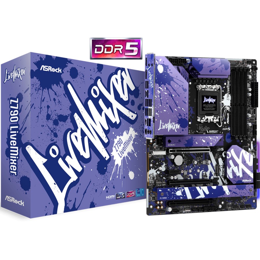 Jual ASROCK Z790 LIVEMIXER DDR5 INTEL Z790 LGA1700 MOTHERBOARD | Shopee ...