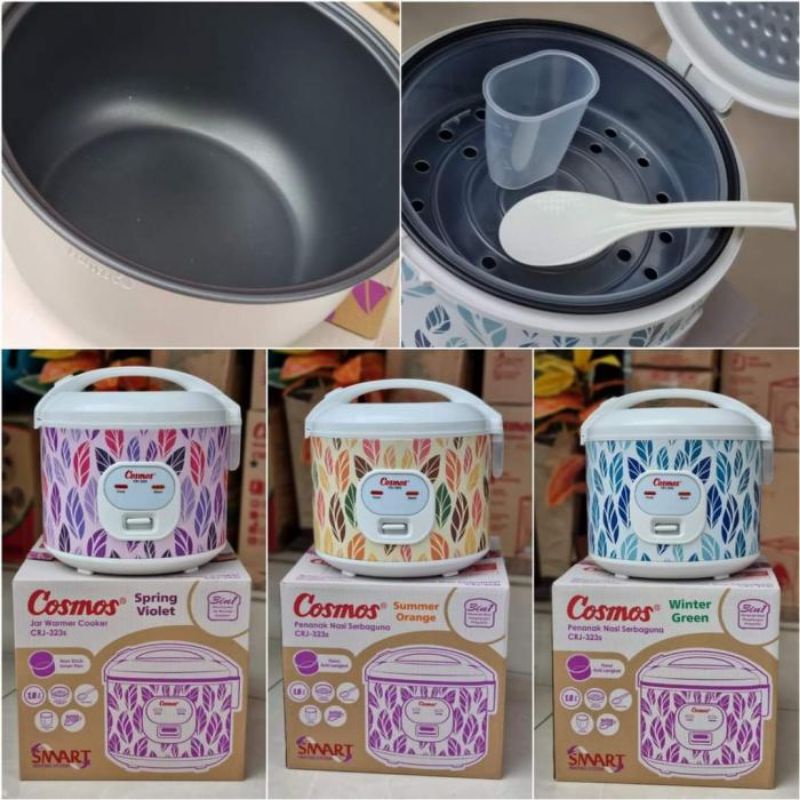 Jual MAGIC COM COSMOS CRJ-323 SWG // RICECOOKER 1,8LTR | Shopee Indonesia