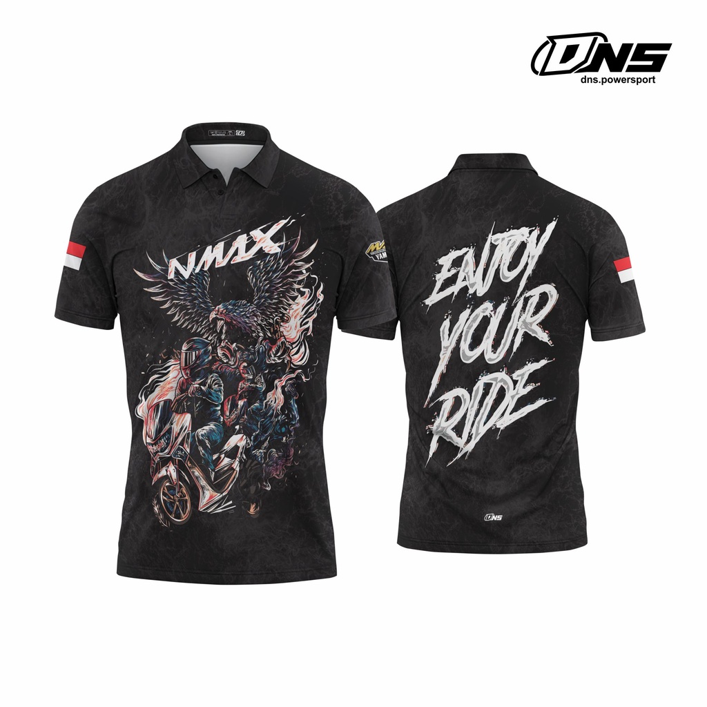 Jual Kaos jersey polo shirt yamaha nmax biker | Shopee Indonesia