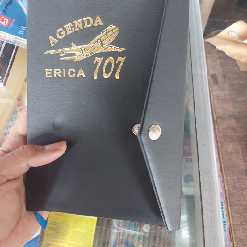 Jual buku tulis agenda kancing dompet buku catatan - buku erica 707 B ...