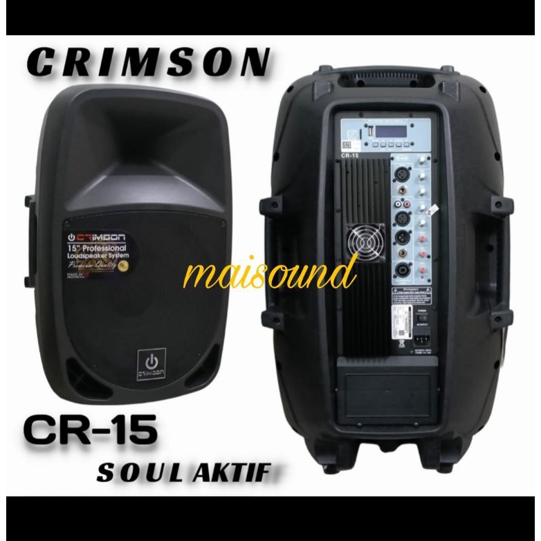 Jual SPEAKER AKTIF CRIMSON CR15 SOUL SEPASANG CRIMSON CR 15 SOUL 15 ...