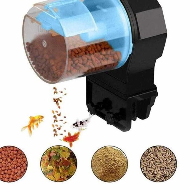 Jual Food Auto Feed / Pemberi makan ikan otomatis - 200 ml | Shopee ...