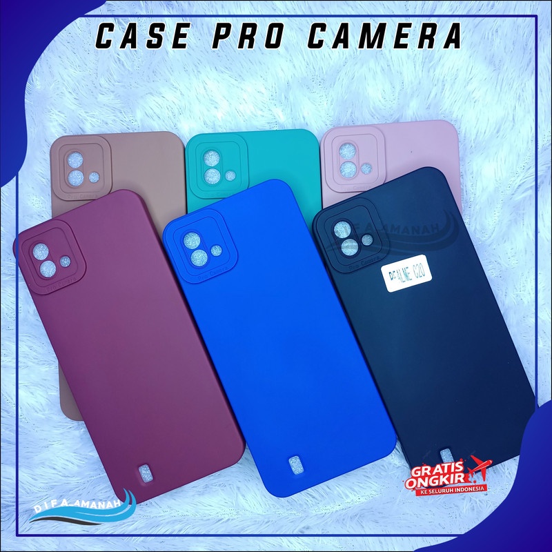 Jual Realme C20 Silicon Warna Macaron Case Pro Camera Dove Matte