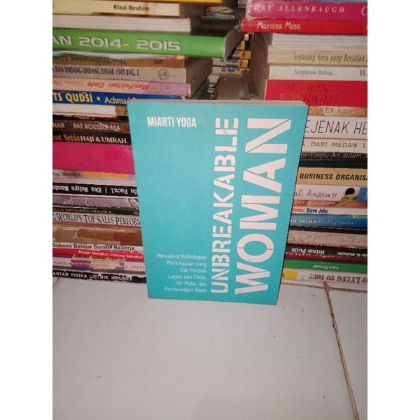 Jual BUKU ASLI UNBREAKABLE WOMAN MARTI YOGA | Shopee Indonesia