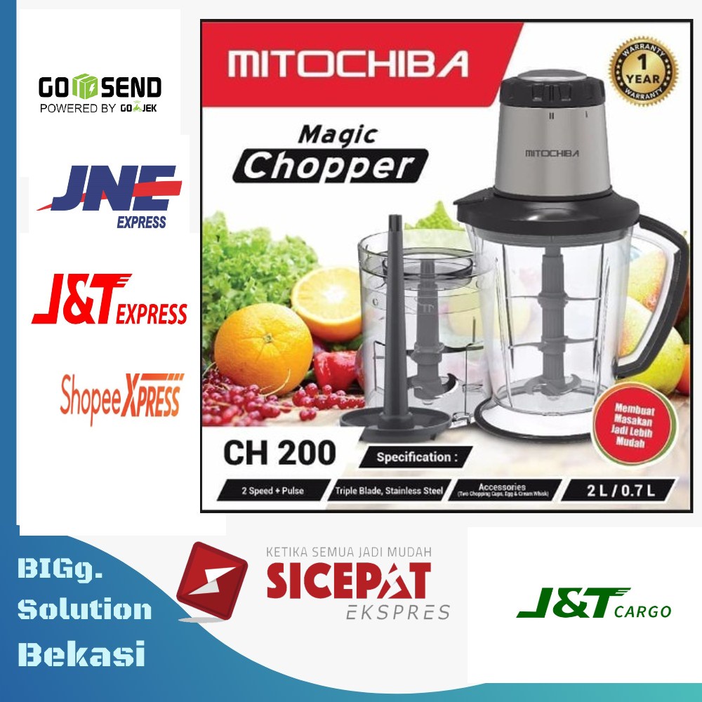 Jual Mitochiba Magic Chopper CH 200 | Shopee Indonesia