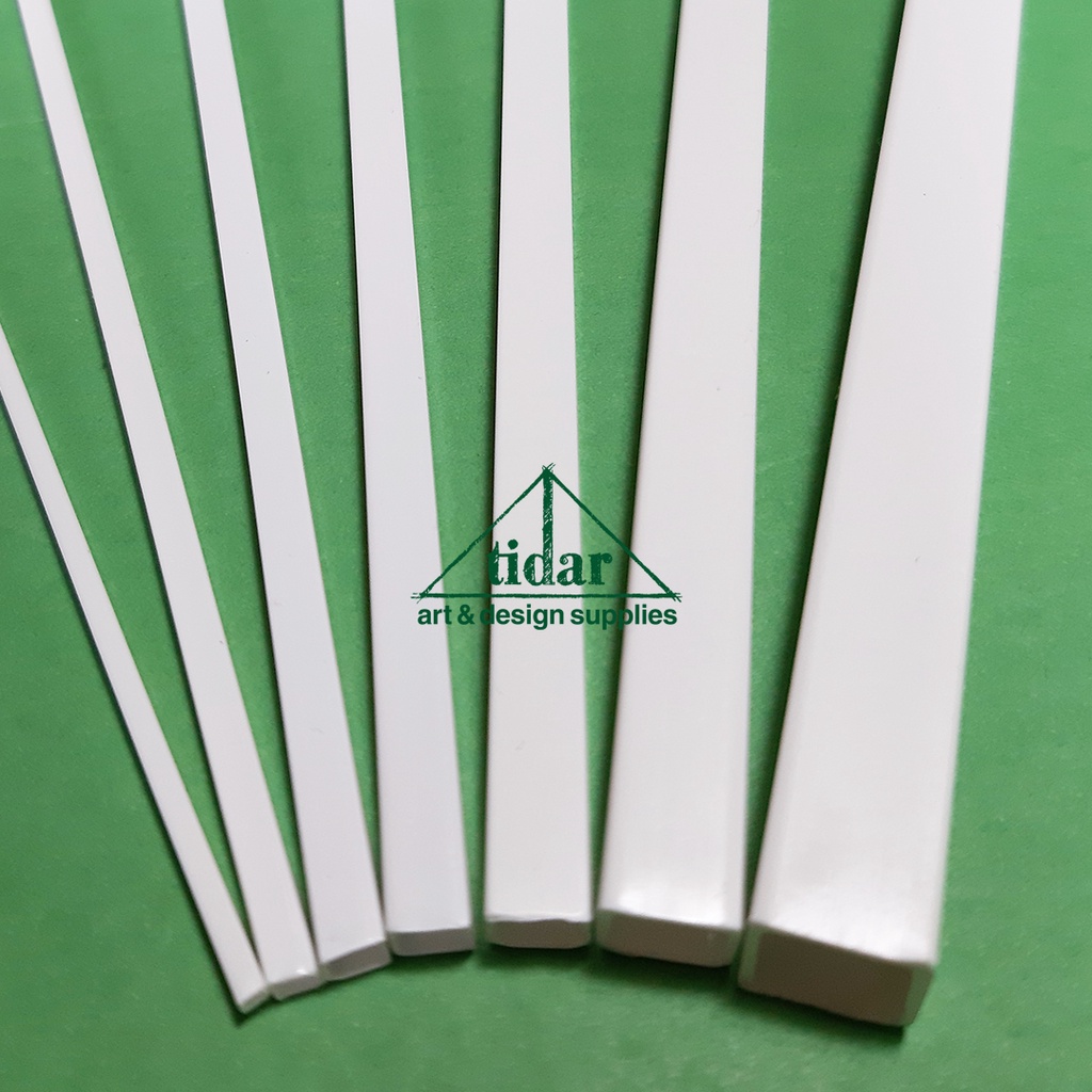 Jual White Square Tube Plastic Stick - Stik Plastik Putih Kotak Kosong ...