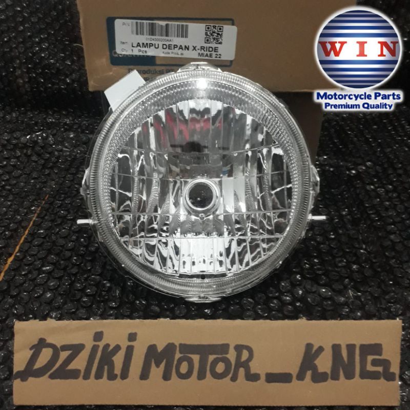 Jual Headlamp Reflektor Lampu Depan Yamaha X Ride XRide Merek WIN Lampu ...
