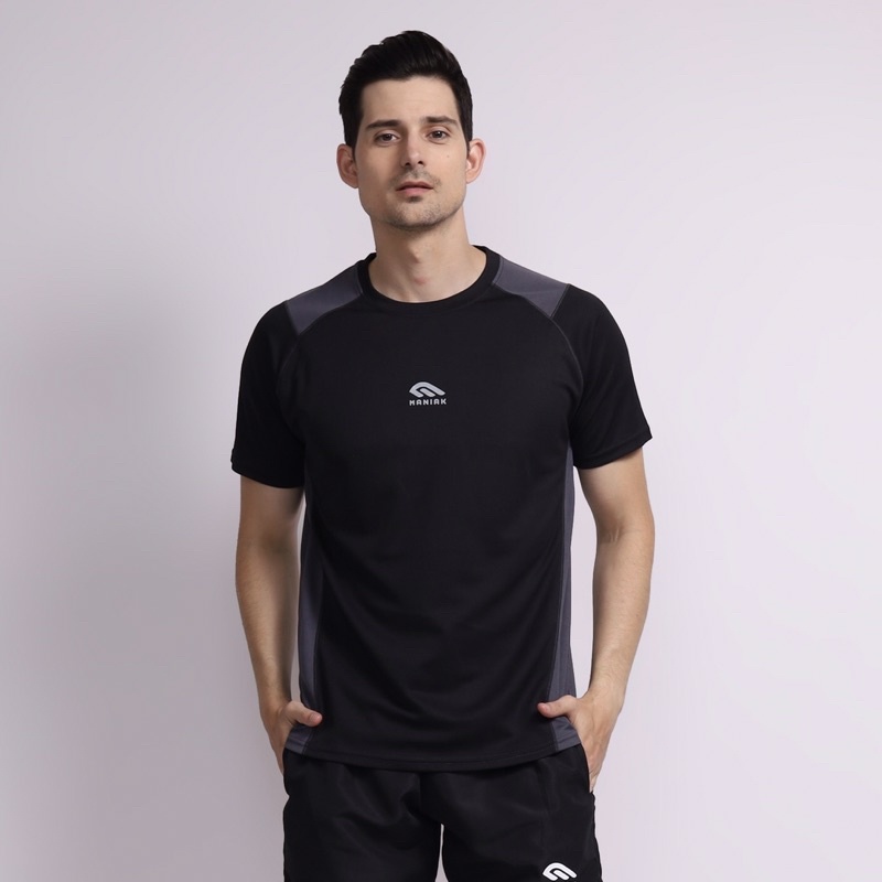 Jual MANIAK Kaos Olahraga Pria Wanita Baju Sport Running Lari Gym ...