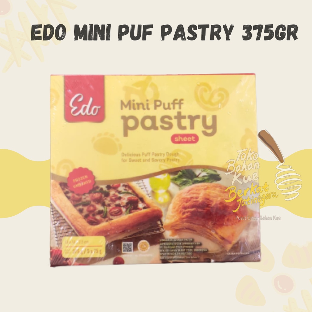 Jual EDO MINI PUFF PASTRY 375 GRAM / MINI PUFF PASTRY 375 GRAM | Shopee ...