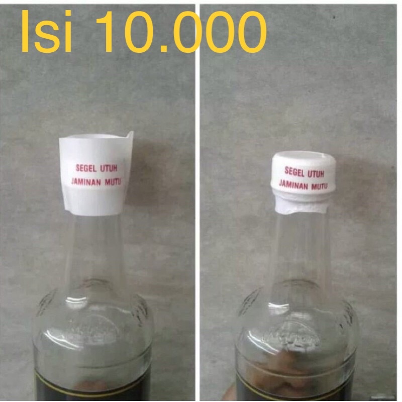 Jual plastik segel tutup botol / plastik segel botol | Shopee Indonesia