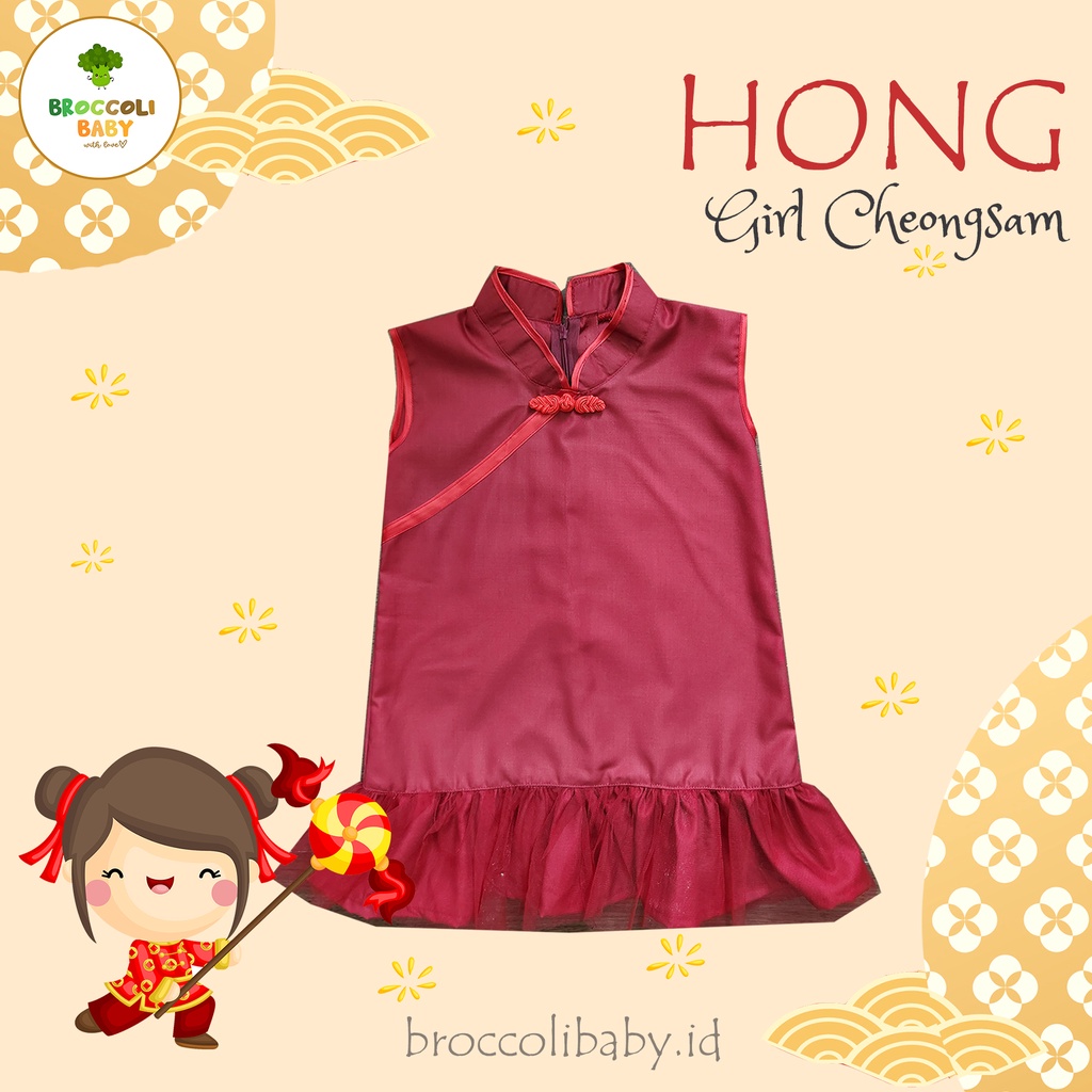 Jual BROCCOLI BABY - HONG DRESS Cheongsam Anak Perempuan Girl Top ...