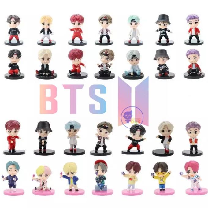 Jual ACTION FIGURE BTS BT21 ARMY BANGTAN BOYS KPOP IDOL MODEL TOPPER CAKE | Shopee Indonesia